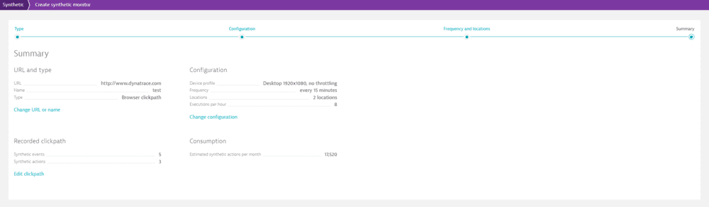 Record a browser clickpath — Dynatrace Docs