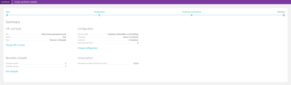 Record a browser clickpath — Dynatrace Docs