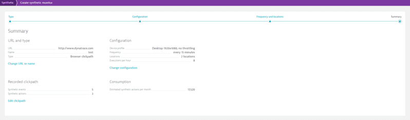 Record a browser clickpath — Dynatrace Docs