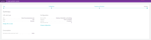 Create a single-URL browser monitor — Dynatrace Docs