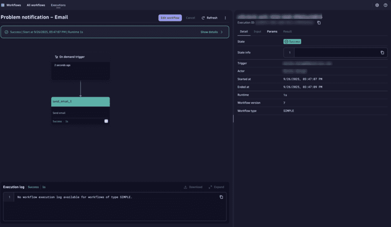 Send email notifications for problems — Dynatrace Docs