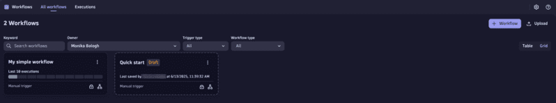 Create workflows in Dynatrace Workflows — Dynatrace Docs