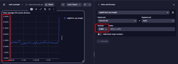 Table visualization — Dynatrace Docs