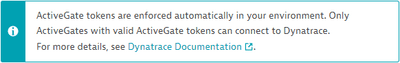 ActiveGate security — Dynatrace Docs