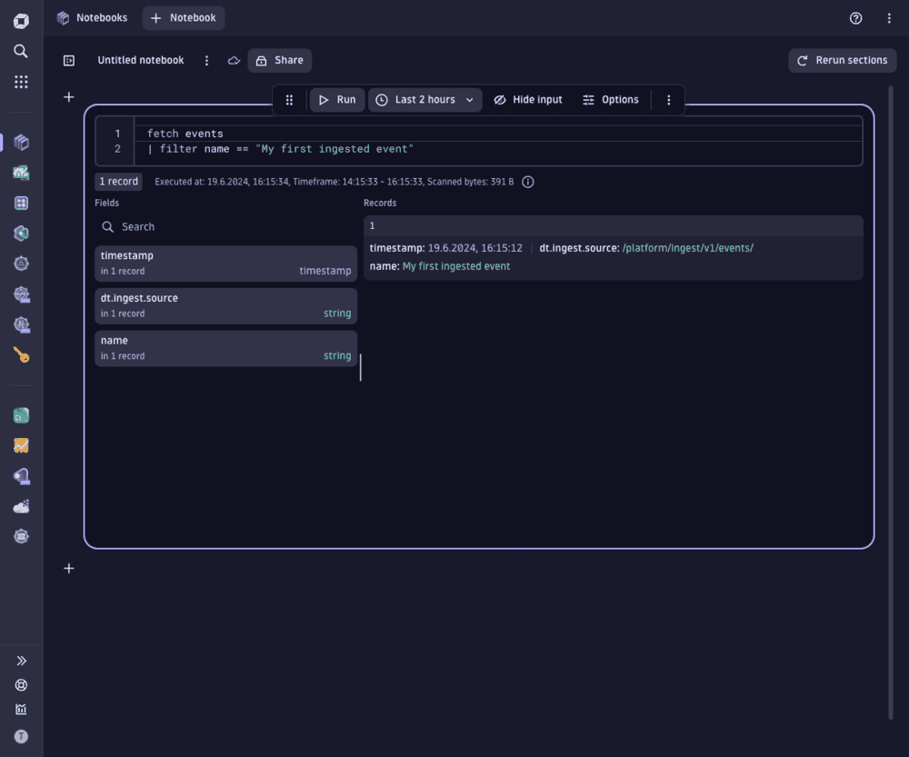 How to ingest data (events) — Dynatrace Docs