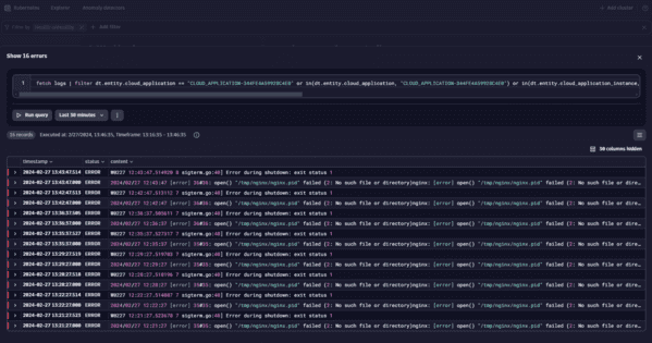Troubleshoot Common Health Problems Of Kubernetes Workloads — Dynatrace Docs