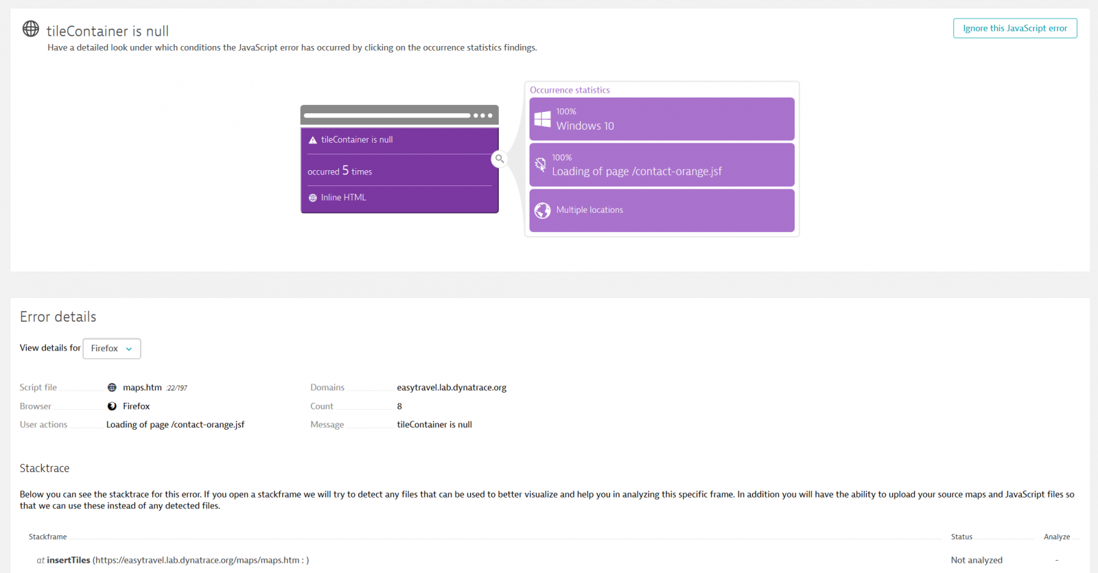 The Impact Of Javascript Errors And How To Monitor Javascript Errors Using Real User Monitoring