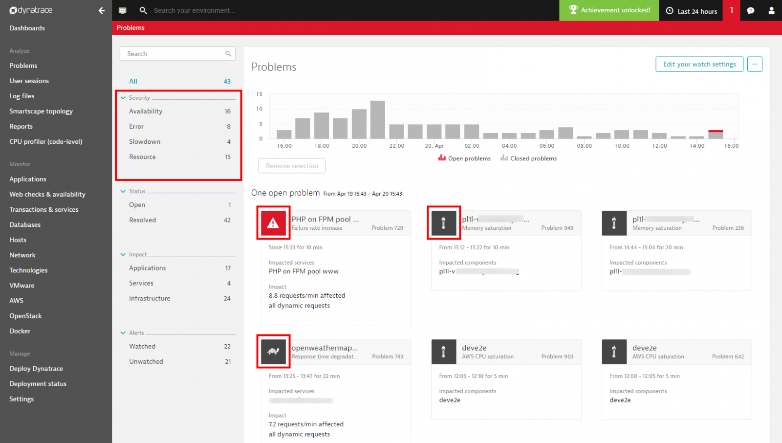 Problem severity classifications now available