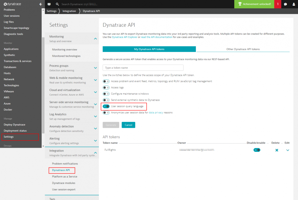 Integrate Search And Segment User Session Data With Dynatrace Rest Api 2161