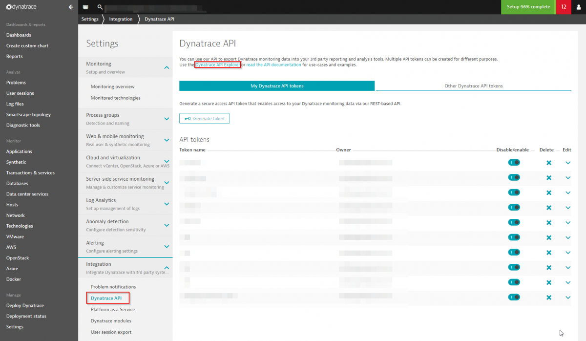 Announcing the Dynatrace API explorer & OpenAPI specification