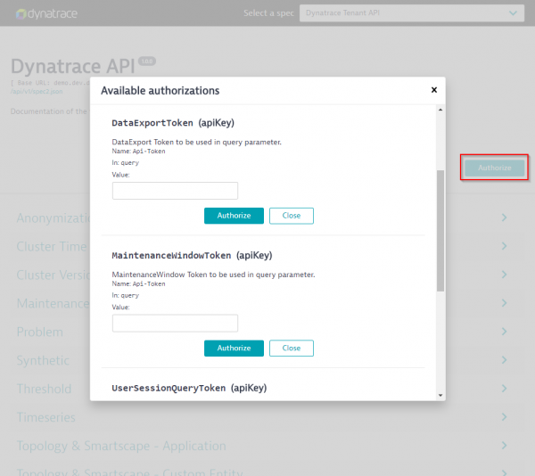 Announcing the Dynatrace API explorer & OpenAPI specification