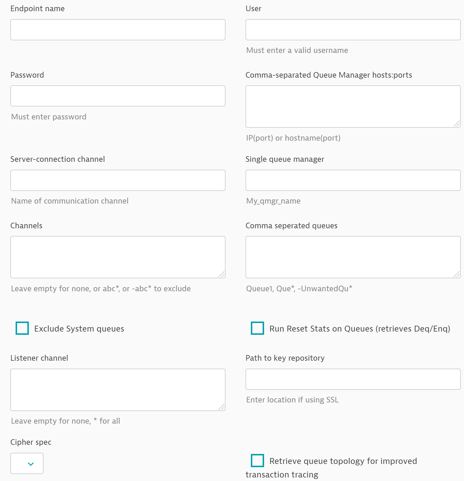 IBM MQ monitoring | Dynatrace Documentation