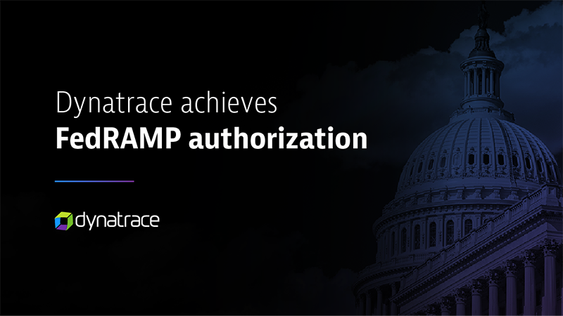 Dynatrace receives FedRAMP authorization at moderate impact level