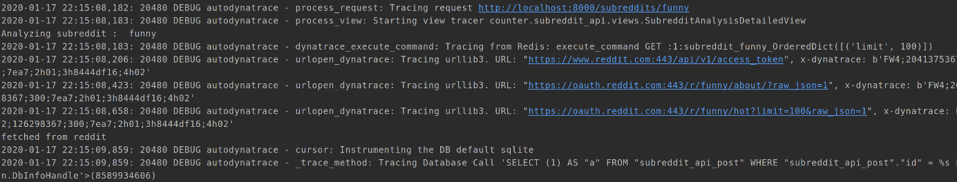 Request Monitoring For Popular Python Frameworks With Oneagent Sdk