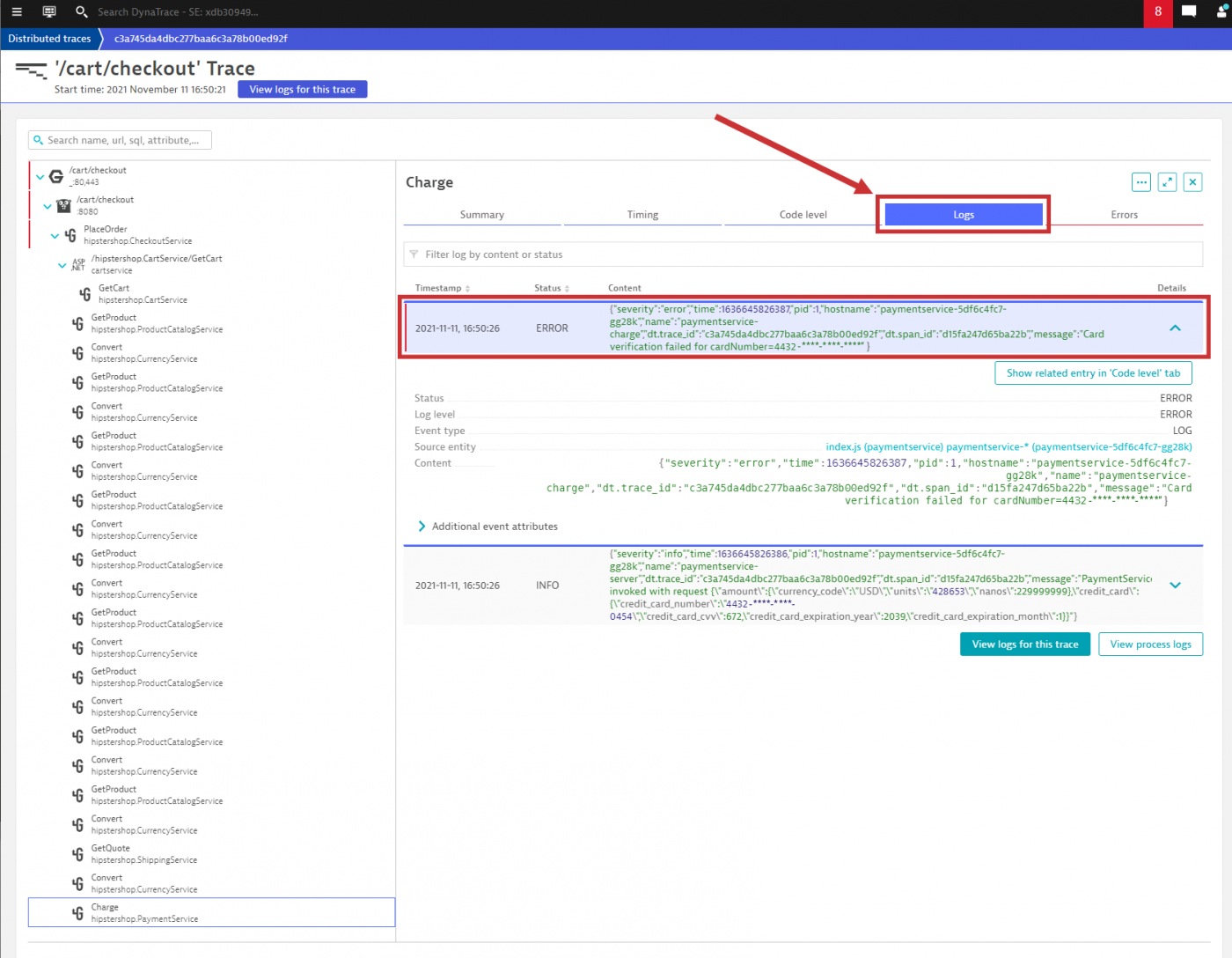 Automatic connection of logs and traces accelerates AI-driven cloud ...
