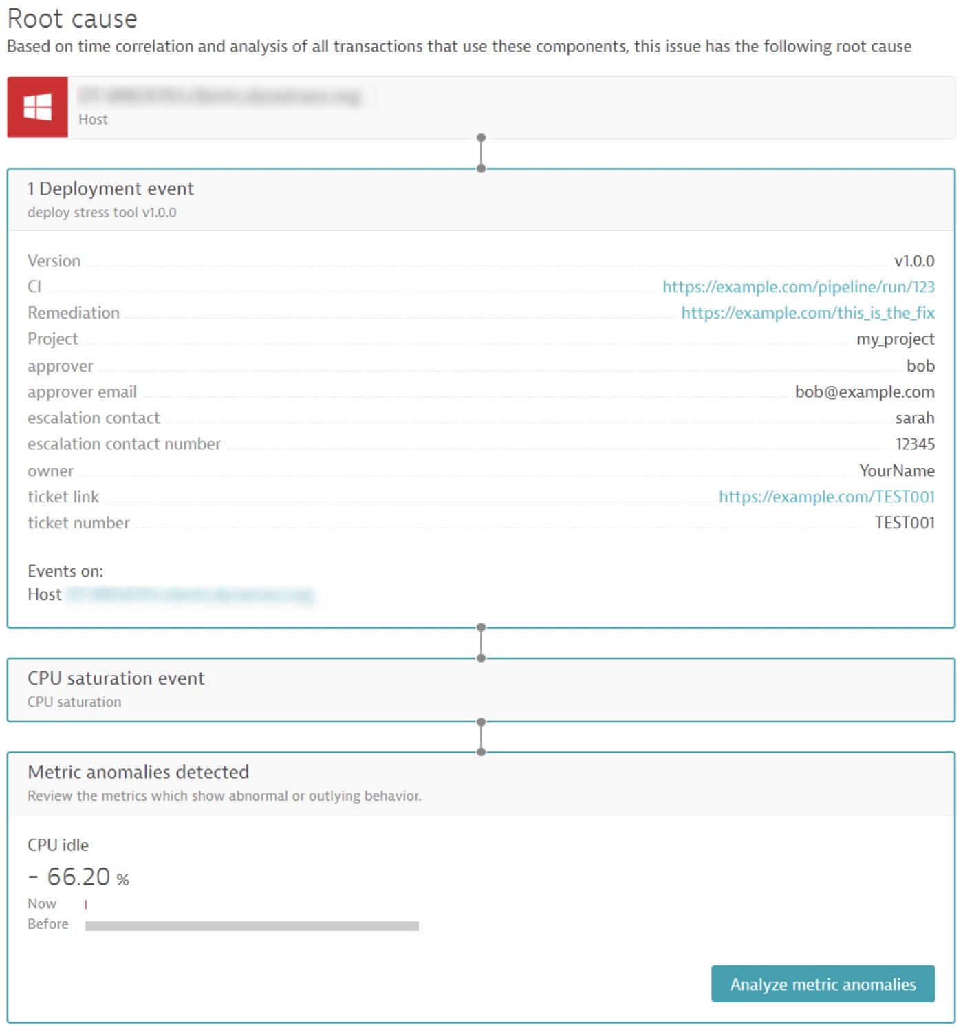 Enhanced Root Cause Analysis Using Events