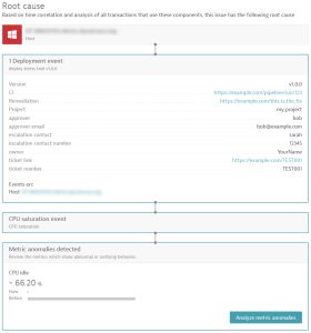 Enhanced Root Cause Analysis using Events