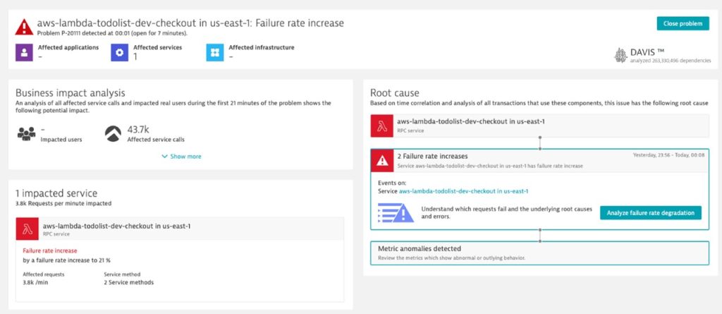 Dynatrace supports SnapStart for Lambda