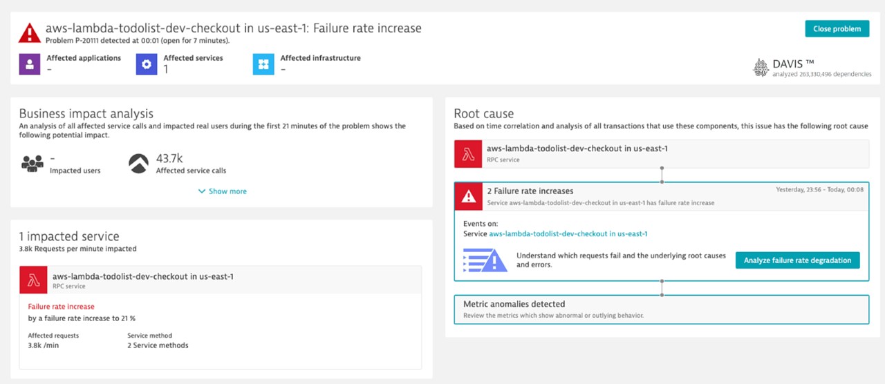 Dynatrace supports SnapStart for Lambda