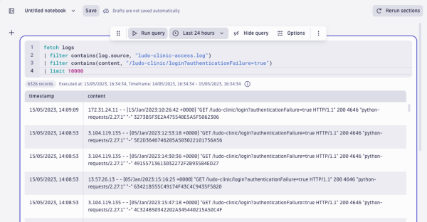 Log forensics with Dynatrace Grail: Finding malicious activity