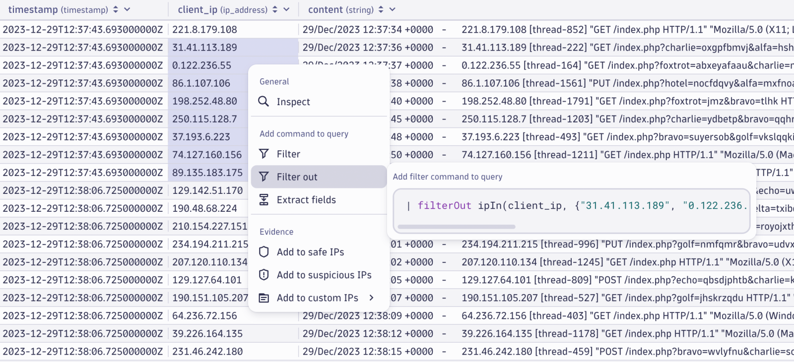 Dynatrace Security Investigator for security investigations