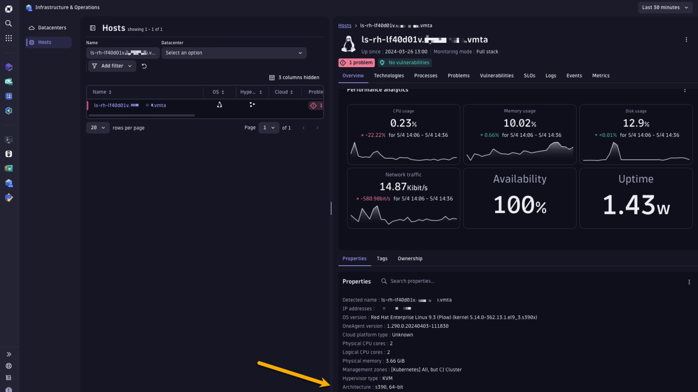 Enable full observability for Linux on IBM Z mainframe now with logs