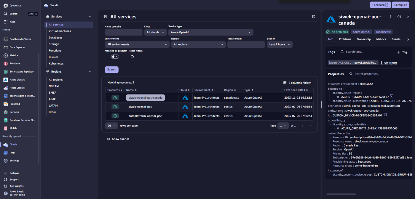 Discover the power of the Dynatrace platform on Azure with Azure Native Dynatrace Service