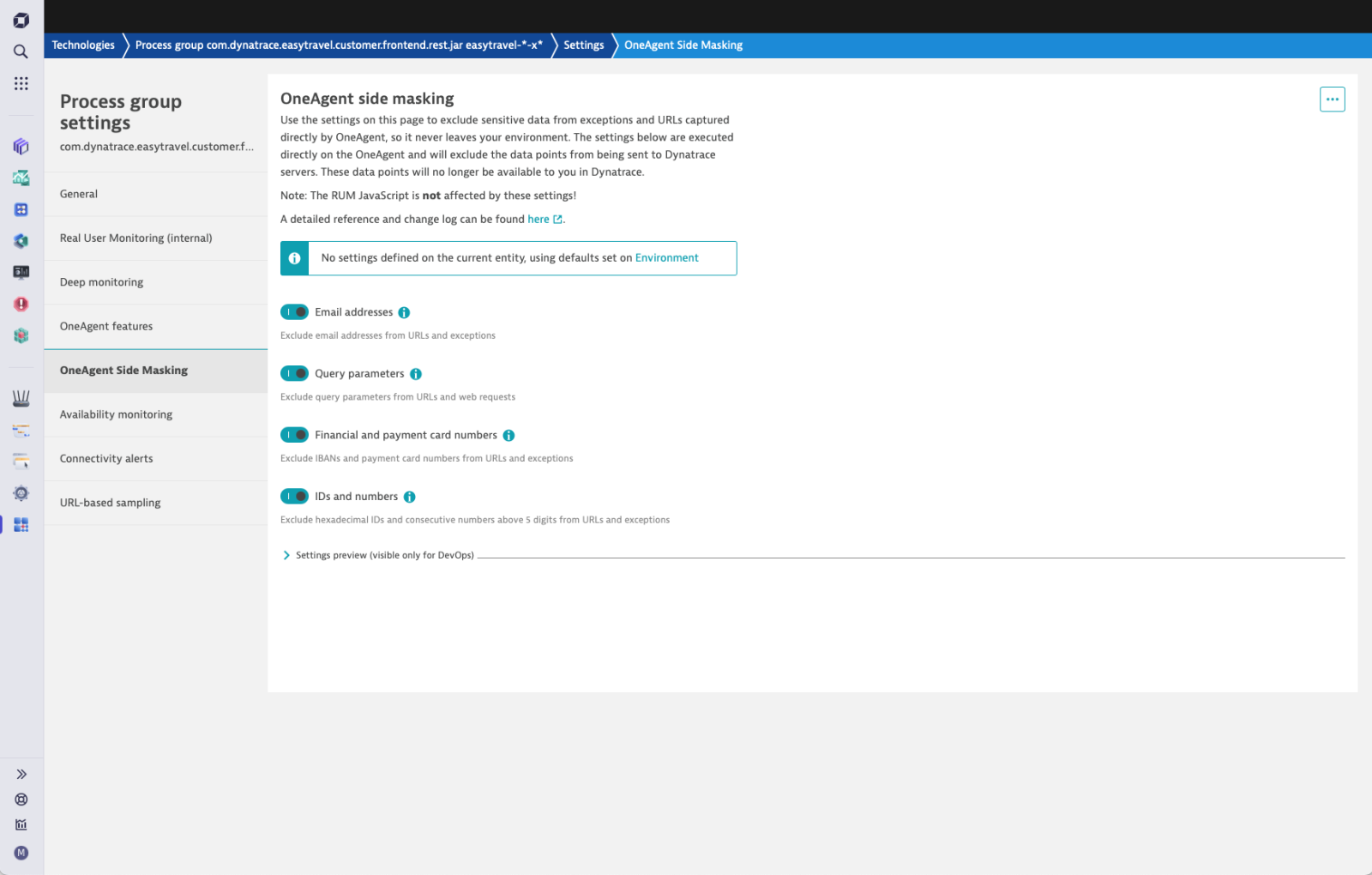 Control Compliance In Dynatrace With Multiple Layers Of Sensitive Data Masking