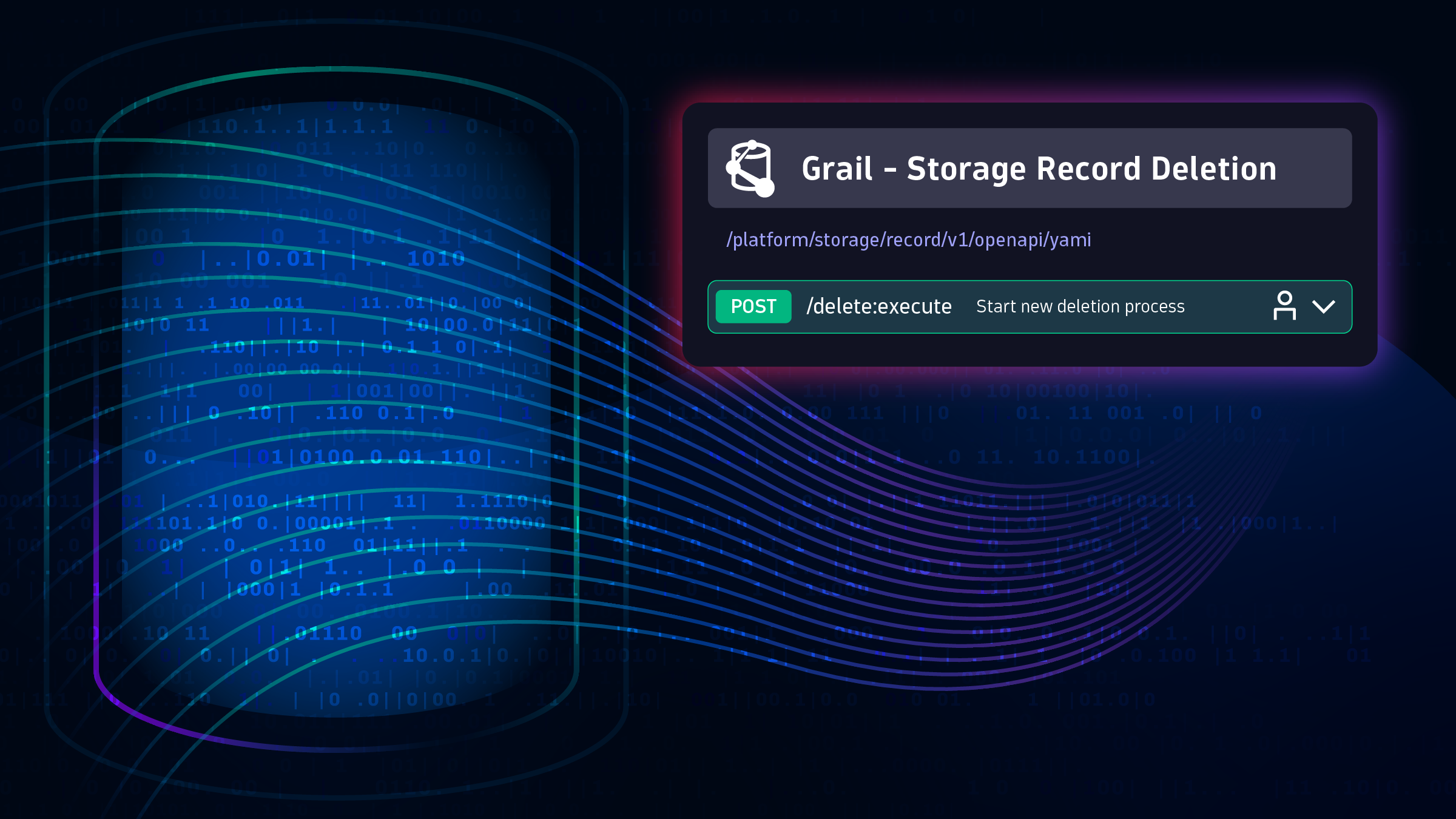 Hard record deletion in Grail