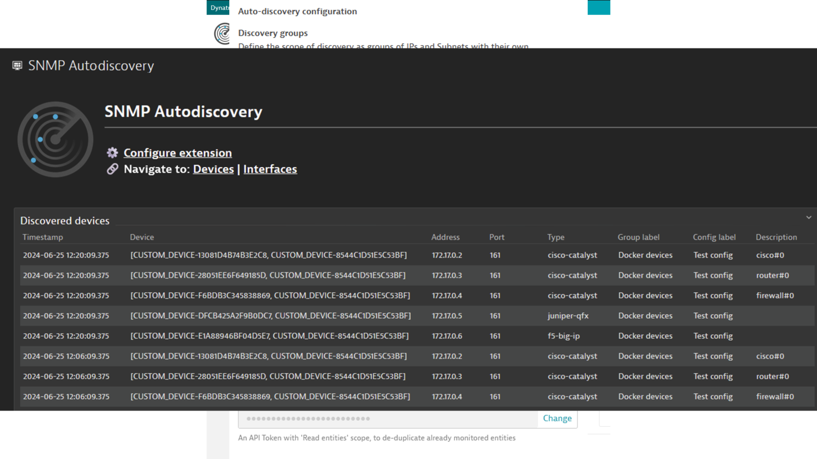 SNMP device autodiscovery