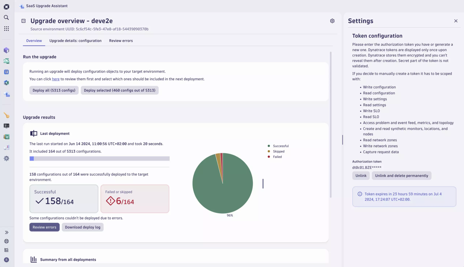 SaaS Upgrade Assistant
