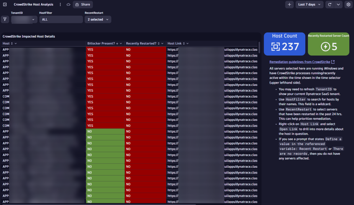 CrowdStrike BSOD: Quickly find hosts with the CrowdStrike issue