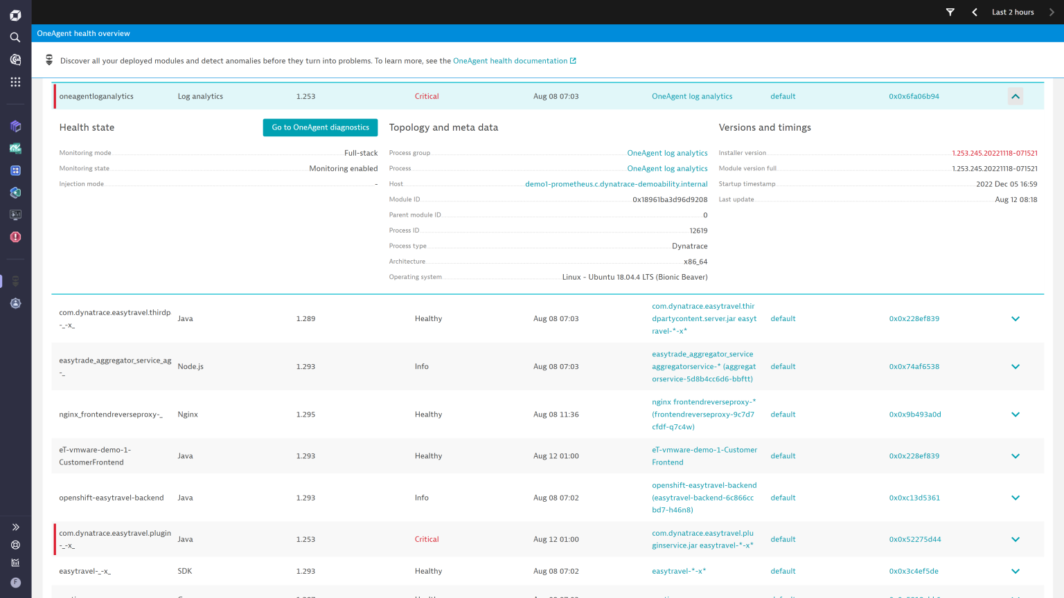 Safe OneAgent releases for production environment resilience