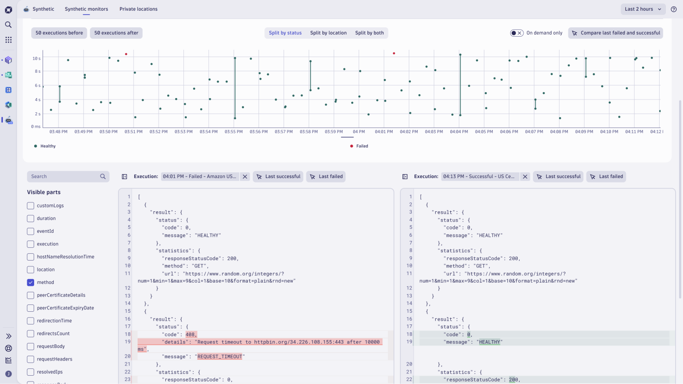 Simplify test management with Dynatrace Synthetic HTTP monitors