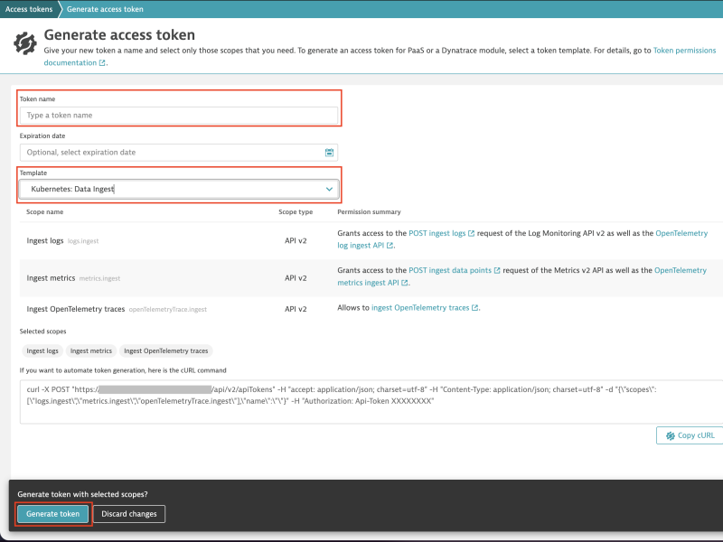 Send Opentelemetry Data To Dynatrace