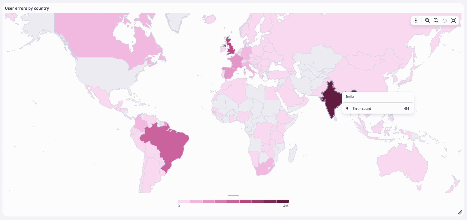 New world map, gauge chart, and heatmap data visualizations