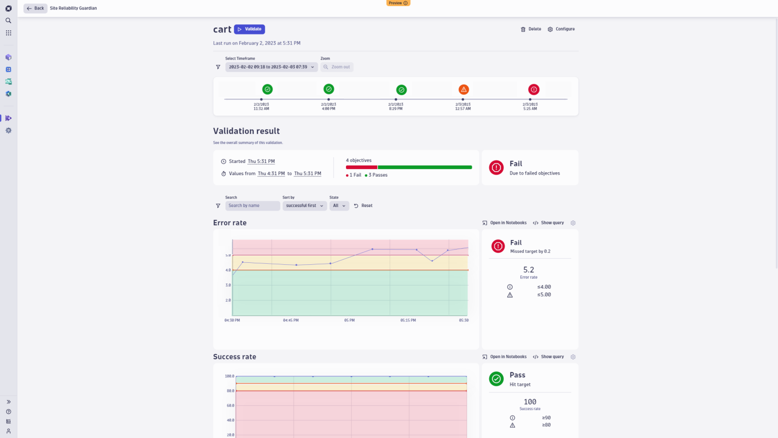 Automated Change Impact Analysis with Site Reliability Guardian